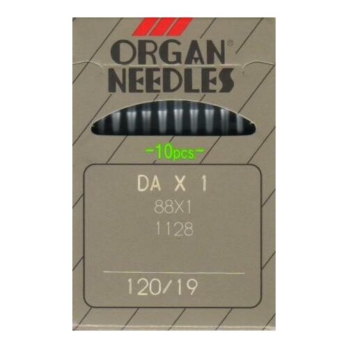 Иглы для промышленных швейных машин Organ Needles № 120, 10 штук, арт. DAx1