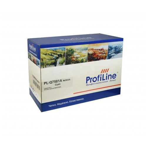 ProfiLine PL-Q7581A №503A-C, 6000 стр, голубой