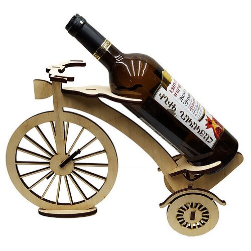Подарочная коробка под бутылку вина "Велосипед"