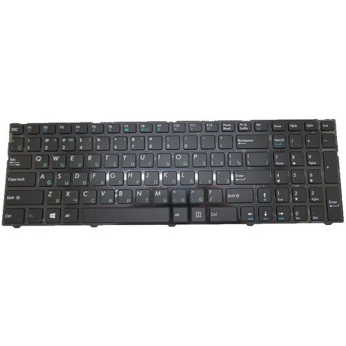 Клавиатура для ноутбука DNS Pegatron C15, C15B, C17A / Dexp C17B черная