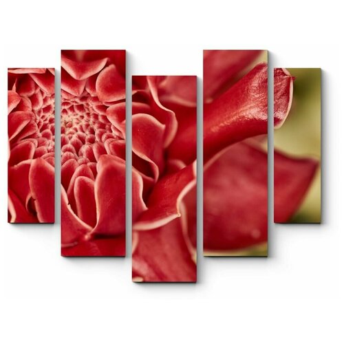 Модульная картина Сердце тропического цветка131x106