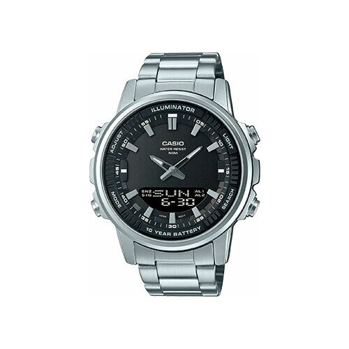 Наручные часы CASIO Collection AMW-880D-1A, серебряный, серый