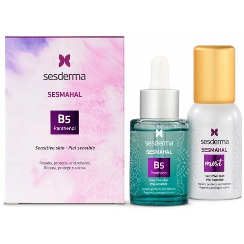 Набор Sesderma Набор SESMAHAL B5: Сыворотка для чувствительной кожи 30 мл + спрей мист для чувствительной кожи 30 мл