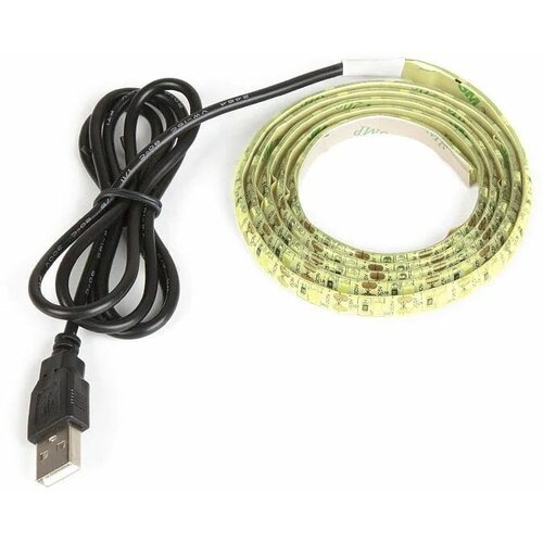 Желтая светодиодная лента 1м (USB) Огонек OG-LDL09