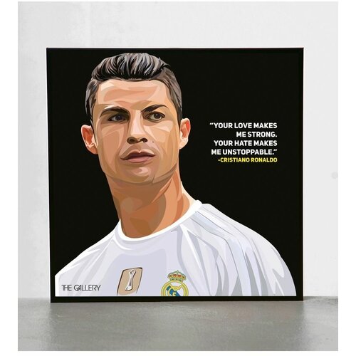 Картина постер Поп-арт Криштиану Роналду Реал Мадрид Футбол