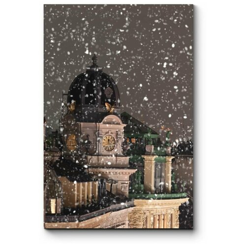 Модульная картина Крыши зимней Вены30x45