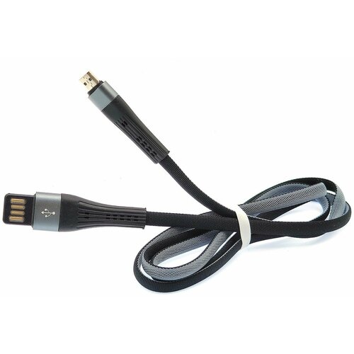 Кабель для зарядки телефона, смартфона Орбита OT-SMM58 Серый кабель USB 2.4A (microUSB) 1м