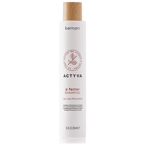Шампунь против выпадения волос Kemon Actyva P Factor Shampoo, 250 мл