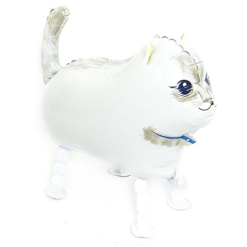 Воздушный ходячий шар фольгированный Falali фигурный, Кошка, 64 см