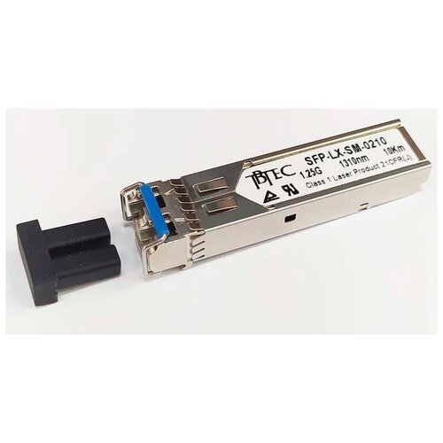 Модуль оптический SFP для Gigabit Ethernet 1000 Base-LX, 1310 nm, 10 km, 1.25 Gbps, LC, SM, TT-SFP-LX/LC/10 (TBTec)