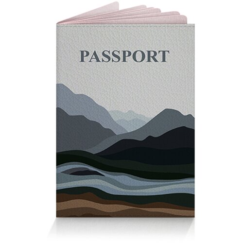 Обложка для паспорта Only upprint, черный, зеленый