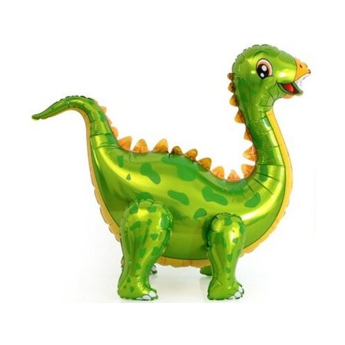 Шар 3D (36'/91 см) Фигура, Динозавр Стегозавр, Зеленый, 1 шт. в упак.