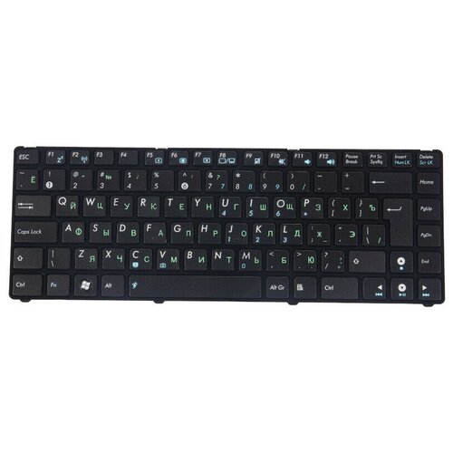 Клавиатура для Asus Eee 1201, 1201N, 1215, U24E, VX6 (MP-09K23SU, 04GNUP2KRU10-3, черная) V1