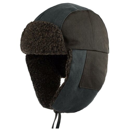 Шапка ушанка STETSON, размер 61, серый