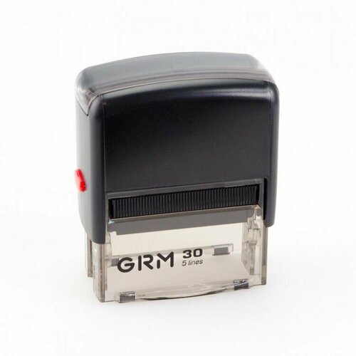 GRM 30 Office Автоматическая оснастка для штампа (штамп 47 х 18 мм.), Чёрный