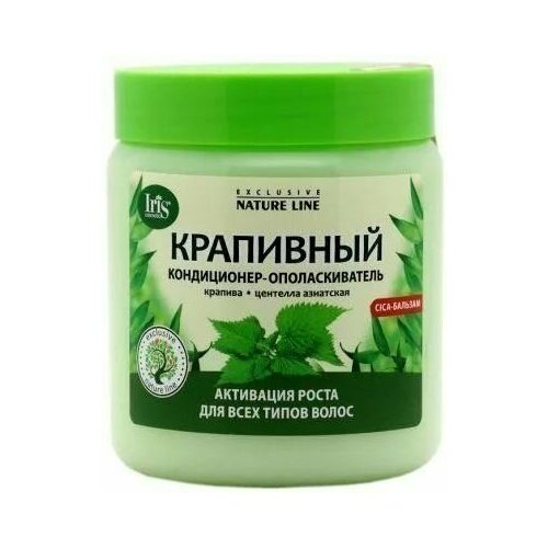 Iris cosmetic nature line Кондиционер-ополаскиватель крапивный 500мл, 2 уп