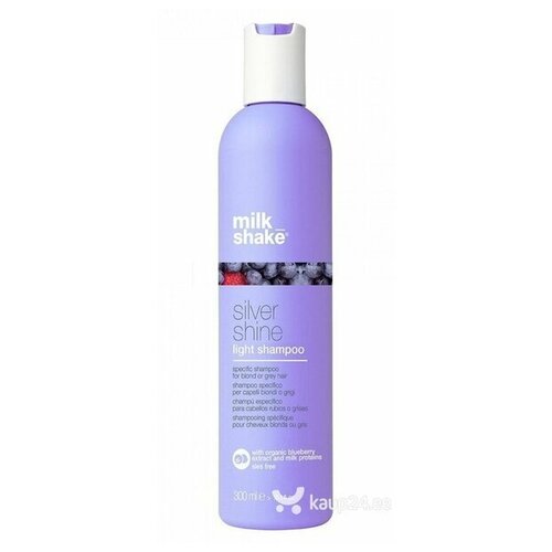 Milk Shake Silver Shine Shampoo - Шампунь нейтрализующий желтый тон для светлых волос, 300 мл