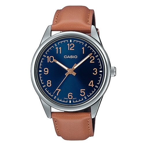 Наручные часы CASIO Collection Men MTP-V005L-2B4, коричневый, синий