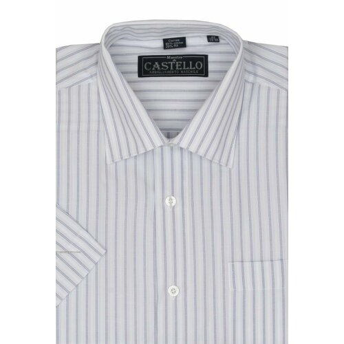 Рубашка Maestro, размер 46RU/S/170-178/39 ворот, серый
