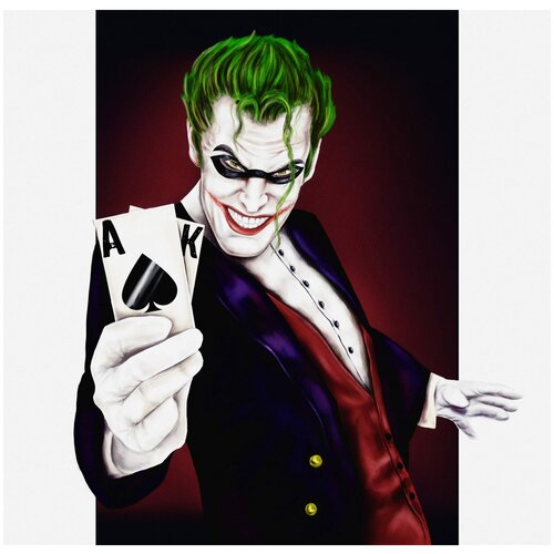 Постер / Плакат / Картина Comic Book Joker 40х50 см в раме