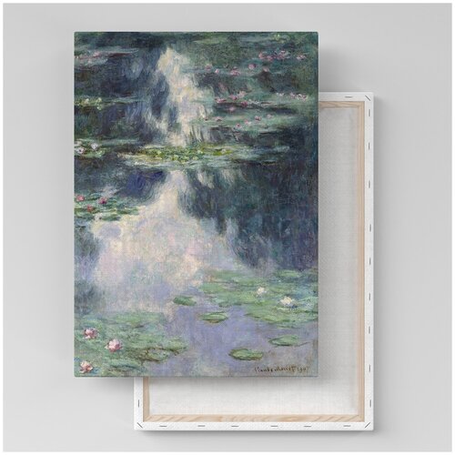 Картина на холсте с подрамником / Monet Claude - Water Lilies, 1907 / Клод Моне
