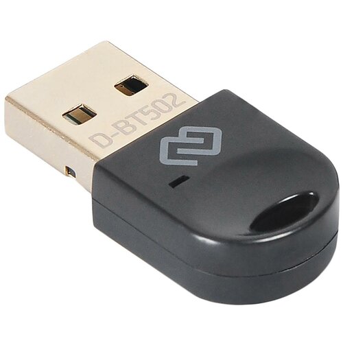 Адаптер USB Digma D-BT502 Bluetooth 5.0+EDR class 1.5 20м черный