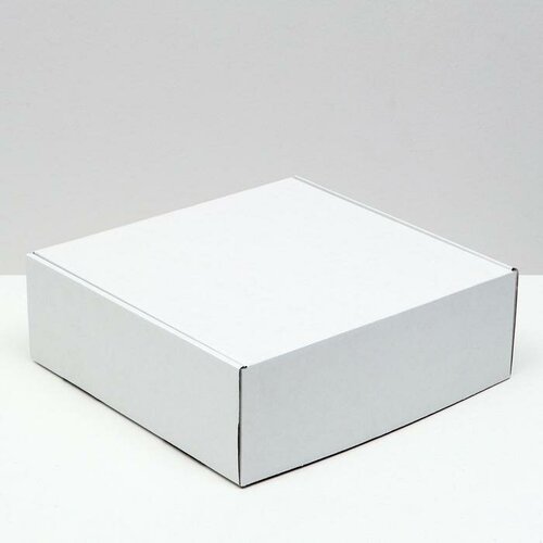 Коробка самосборная, белая, 28 х 27 х 9,5 см 5 шт.