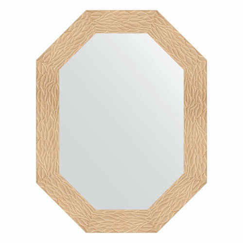 Зеркало Evoform Octagon BY 7179 66x86 в багетной раме, золотые дюны