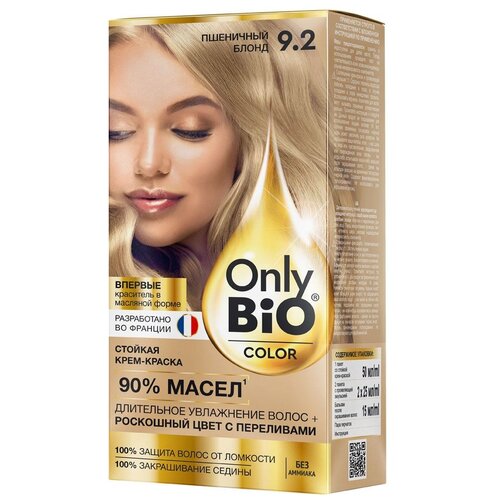 Only Bio Крем-краска для волос Color, 9.2 Пшеничный Блонд, 115 мл