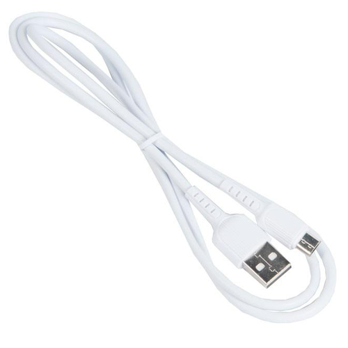 Кабель USB BOROFONE BX16 для Micro USB, 2.4A, длина 1м, белый