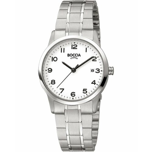 Наручные часы BOCCIA 3302-01, серебряный, белый