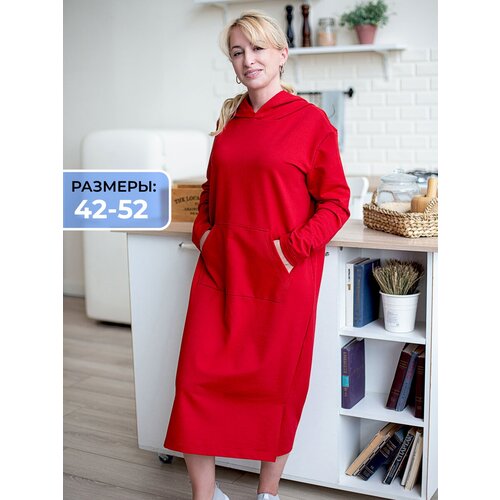 Платье MillenaSharm, размер 46, красный