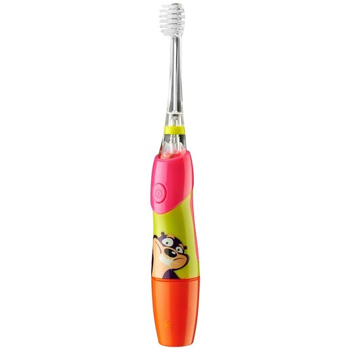 Звуковая зубная щетка Brush Baby KidzSonic (3-6 лет), pink