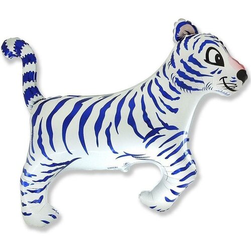 Шар фольгированный 36" «Тигр белый»