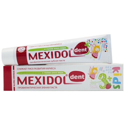 Зубная паста Мексидол Kids 3+, 45 г