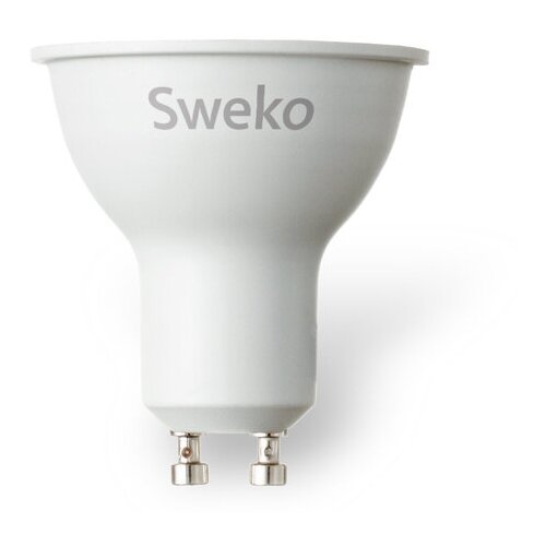 Лампа светодиодная Sweko 38537, GU10, PAR16, 7 Вт, 3000 К