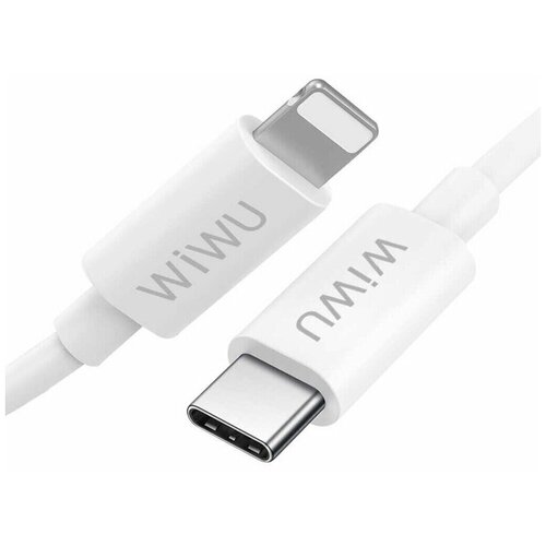 Кабель WiWU G90 Youpin Series Data Cable Type-C to Lightning 1.2m White