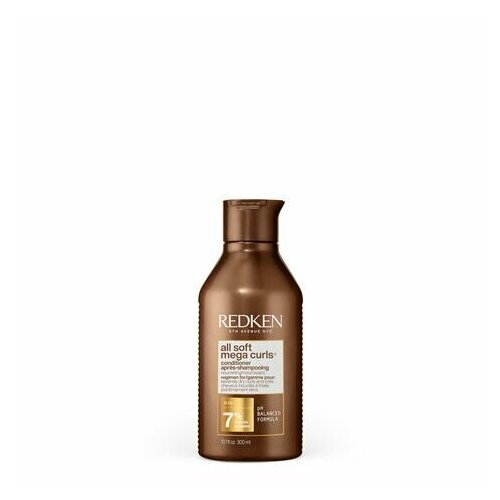 Redken All Soft Mega Curls - Кондиционер с питательным комплексом суперфудов для питания и смягчения очень сухих вьющихся волос 300 мл