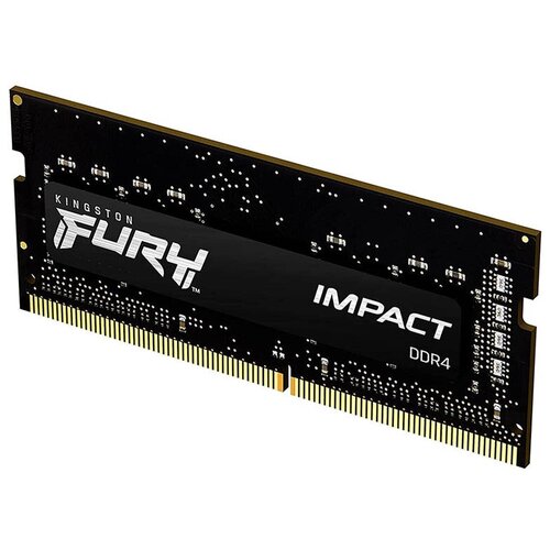 Модуль памяти Kingston Fury Impact Black DDR4 SODIMM 2666MHz PC-21300 CL15 - 8Gb KF426S15IB/8