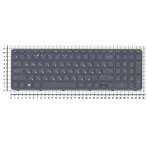 Клавиатура для ноутбука HP PK1314D1A100 (KBHP_Pavilion15), Цвет Черный