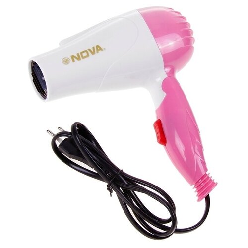Фен для волос 1000W/Складной фен для волос 1000W/Компактный складной фен для путешествий 1000W NV-1290 розовый
