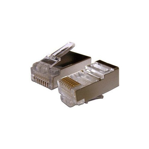 Коннектор Lanmaster (twt-pl45/s-8p8c-6) RJ45 STP 8P8C, универсальный, cat.6, 100 шт.