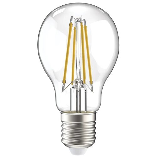Лампа светодиодная LED 9вт Е27 теплый FILAMENT | код LLF-A60-9-230-30-E27-CL | IEK (6шт. в упак.)