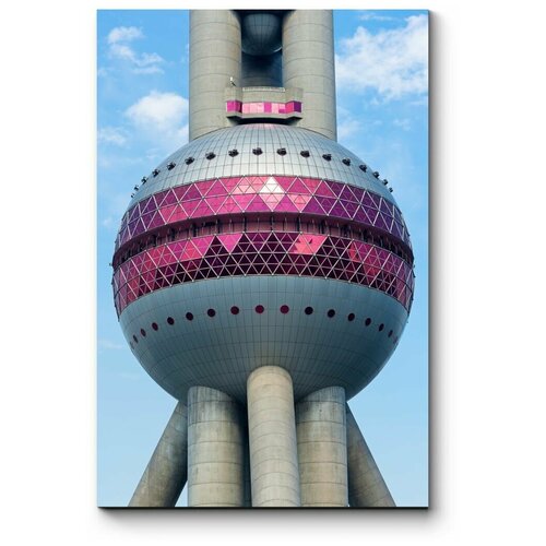 Модульная картина Китайская современная башня50x75