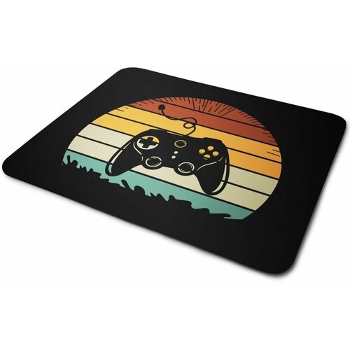 Коврик для мыши Каждому Своё "Ретро-игры/Gamer/Джойстик" 22x18 см