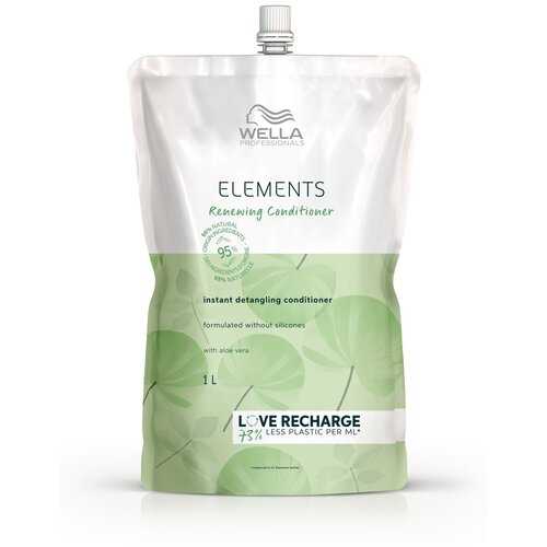 Бальзам ELEMENTS RENEWING для облегчения расчесывания WELLA PROFESSIONALS обновляющий дой-пак 1000 мл