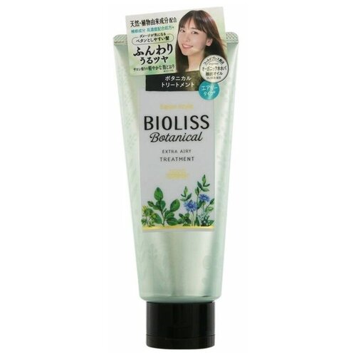 Маска KOSE Bioliss Botanical Extra Airy для поврежденных волос, восстанавливающая, 200 гр