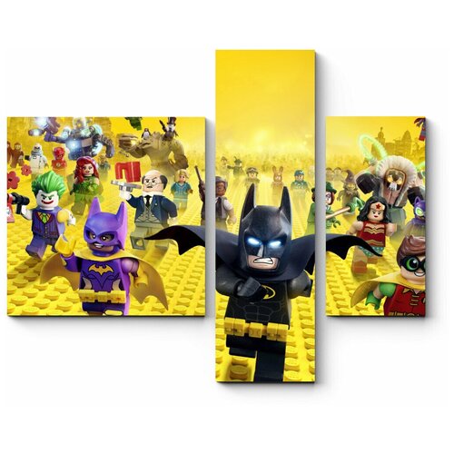 Модульная картина Лего - мир 80x66