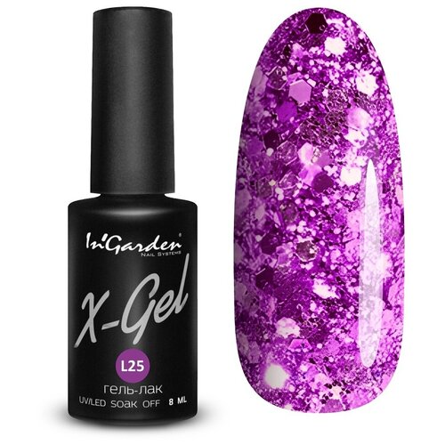 Гель-лак InGarden X-Gel №L25 8 мл