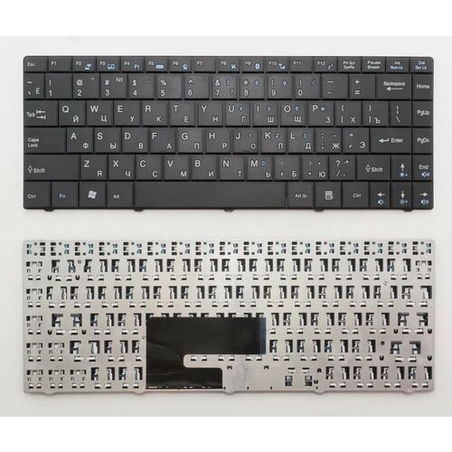 Клавиатура для MSI MP-09B53SU-3591 черная (черный шлейф)